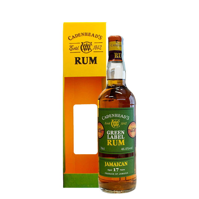 Jamaican 17 YO Green Label Rum - Cadenhead's