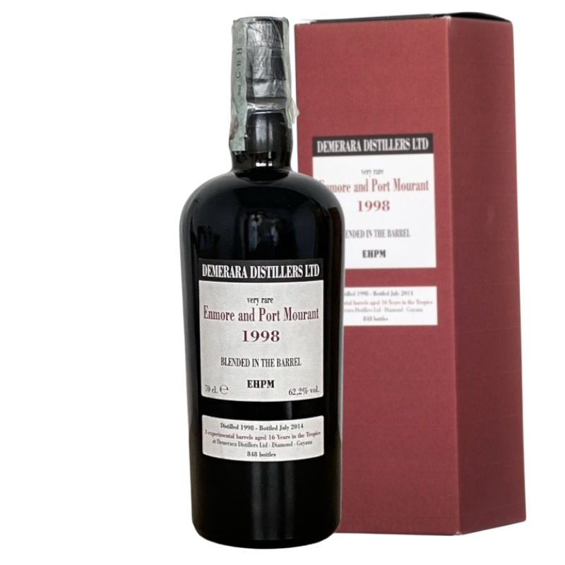 Rum Enmore and Port Mourant 1998 16 Y.O. Blended in the Barrel EHPM ...