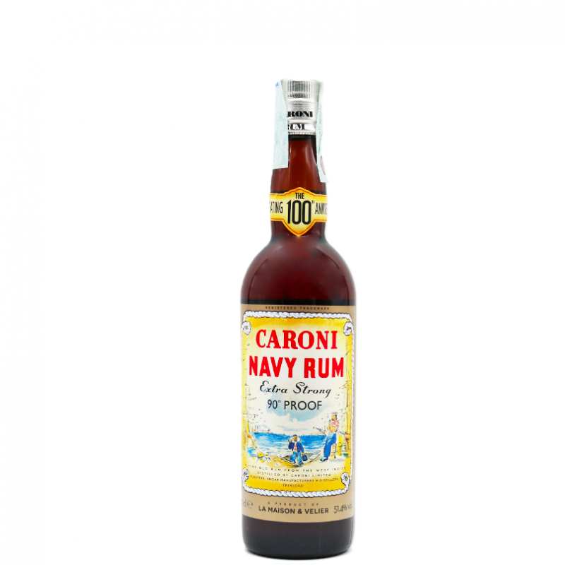 Caroni Navy Rum 90° Proof 100th Anniversario Extra Strong - Caroni